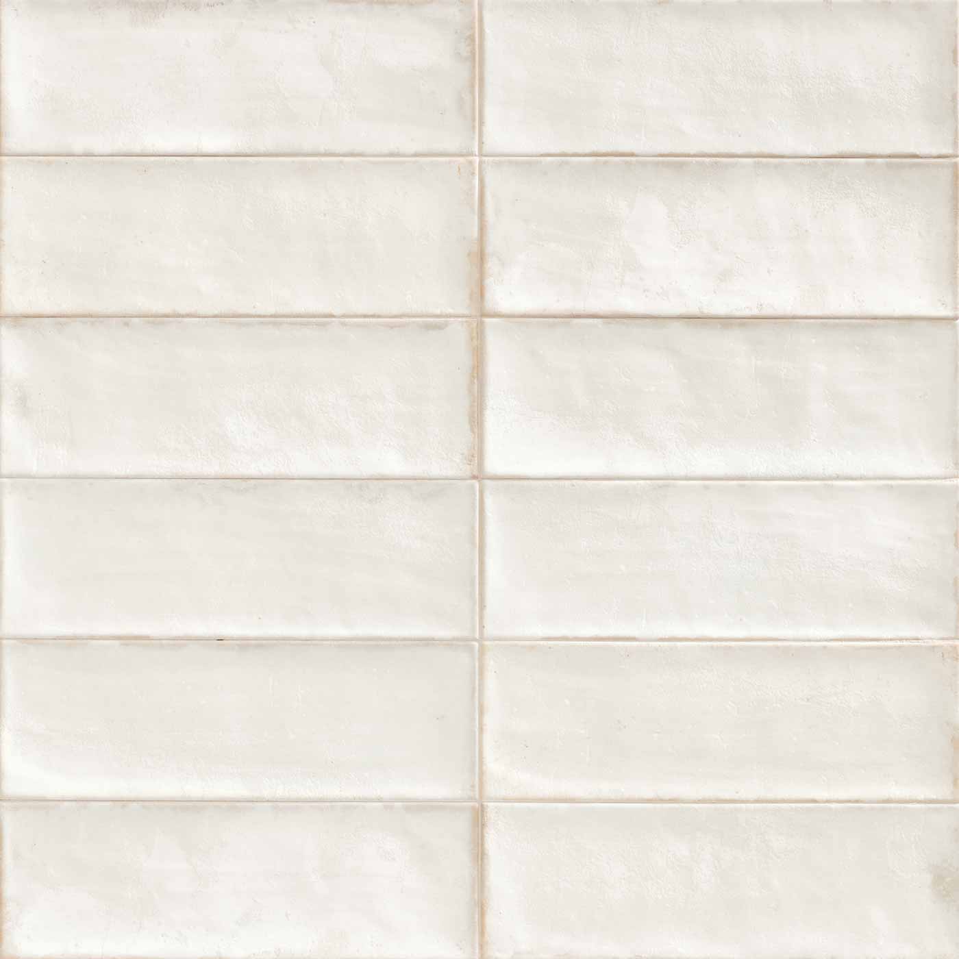 Luna White brick tile | 10x30cm ceramic wall tile — Tile.co.uk