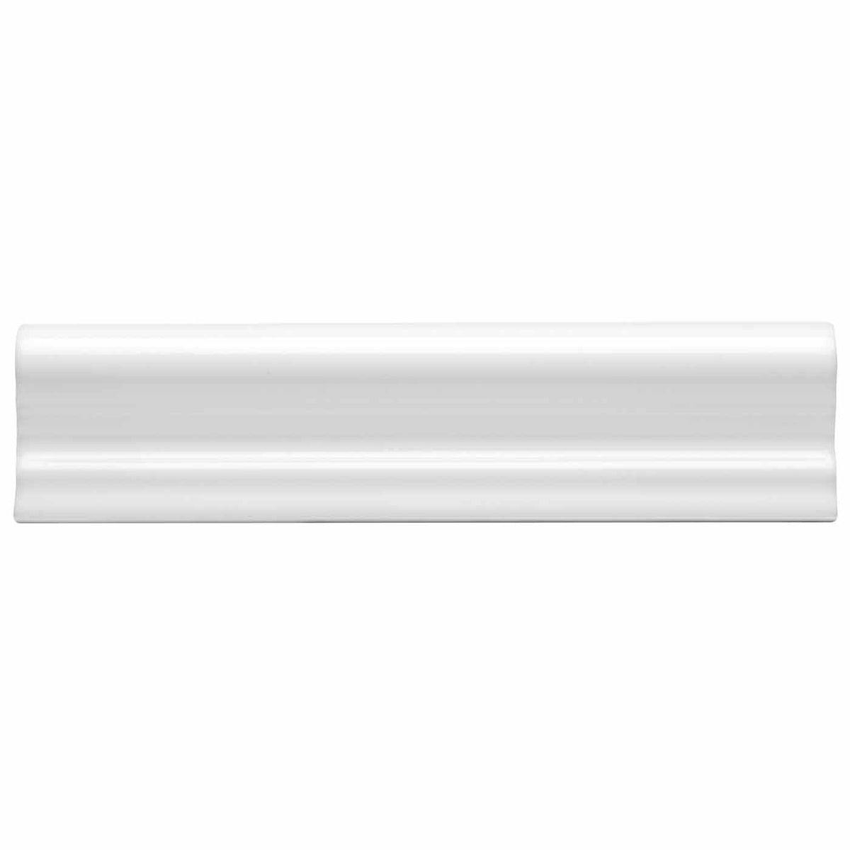 Architectural White Dado Tile 5x20cm Ca Pietra — Tile.co.uk