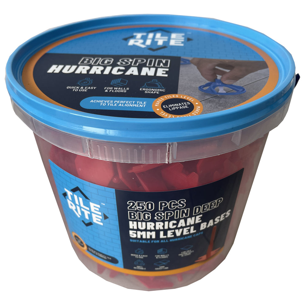 Tile Rite 5MM BIG SPIN HURRICANE DEEP BASE 15-25MM — Tile.co.uk