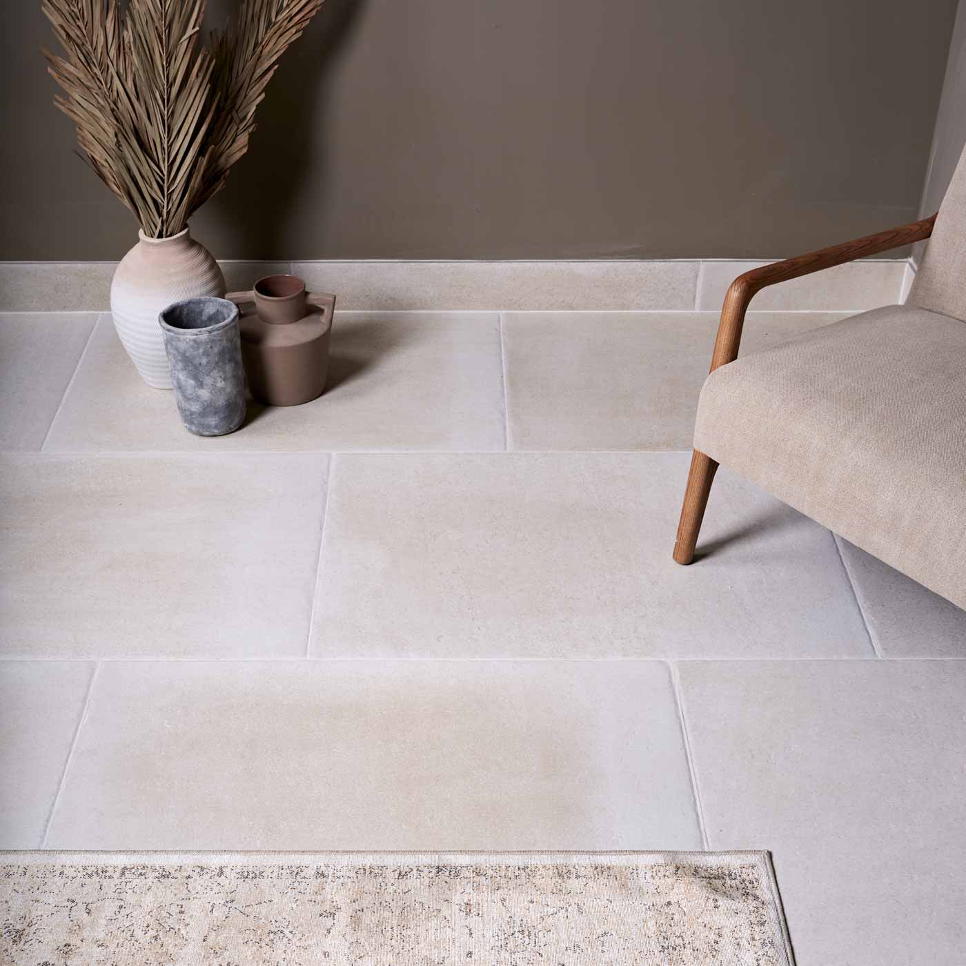 Chineford Porcelain tile | 60.4x90.6cm Stone Effect Tile — Tile.co.uk