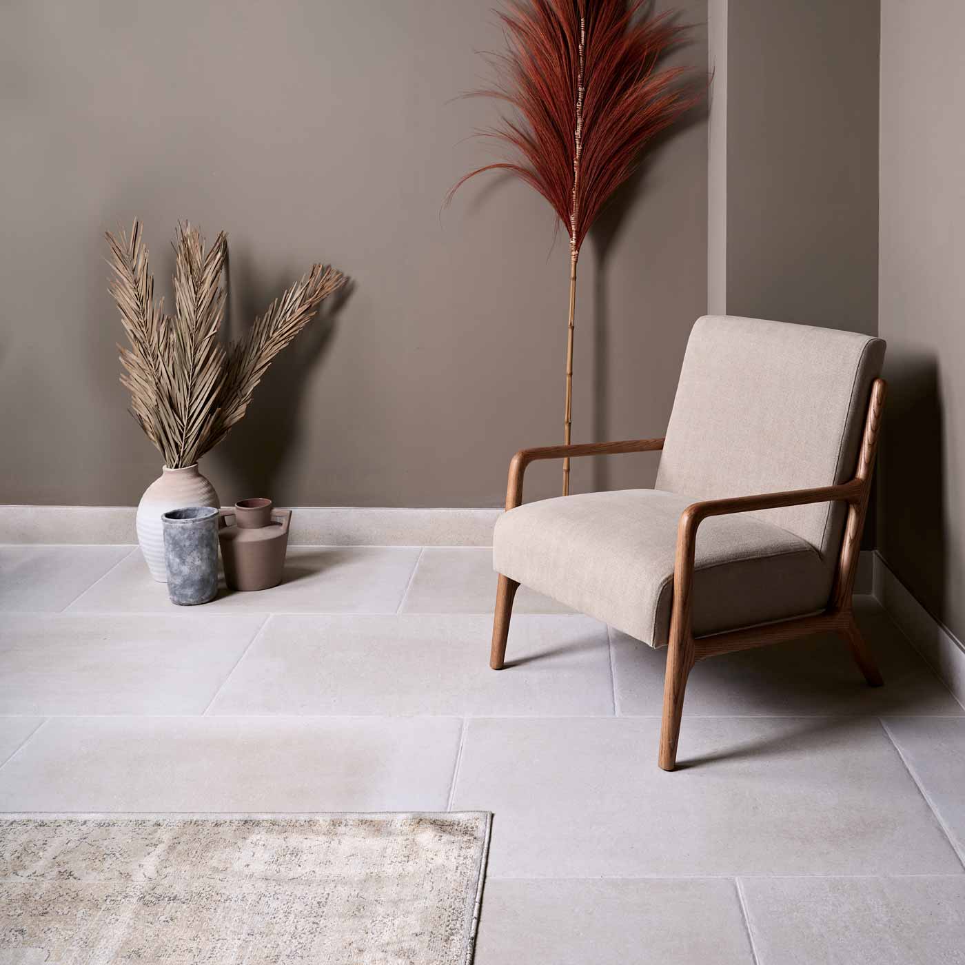 Chineford Porcelain tile | 60.4x90.6cm Stone Effect Tile — Tile.co.uk