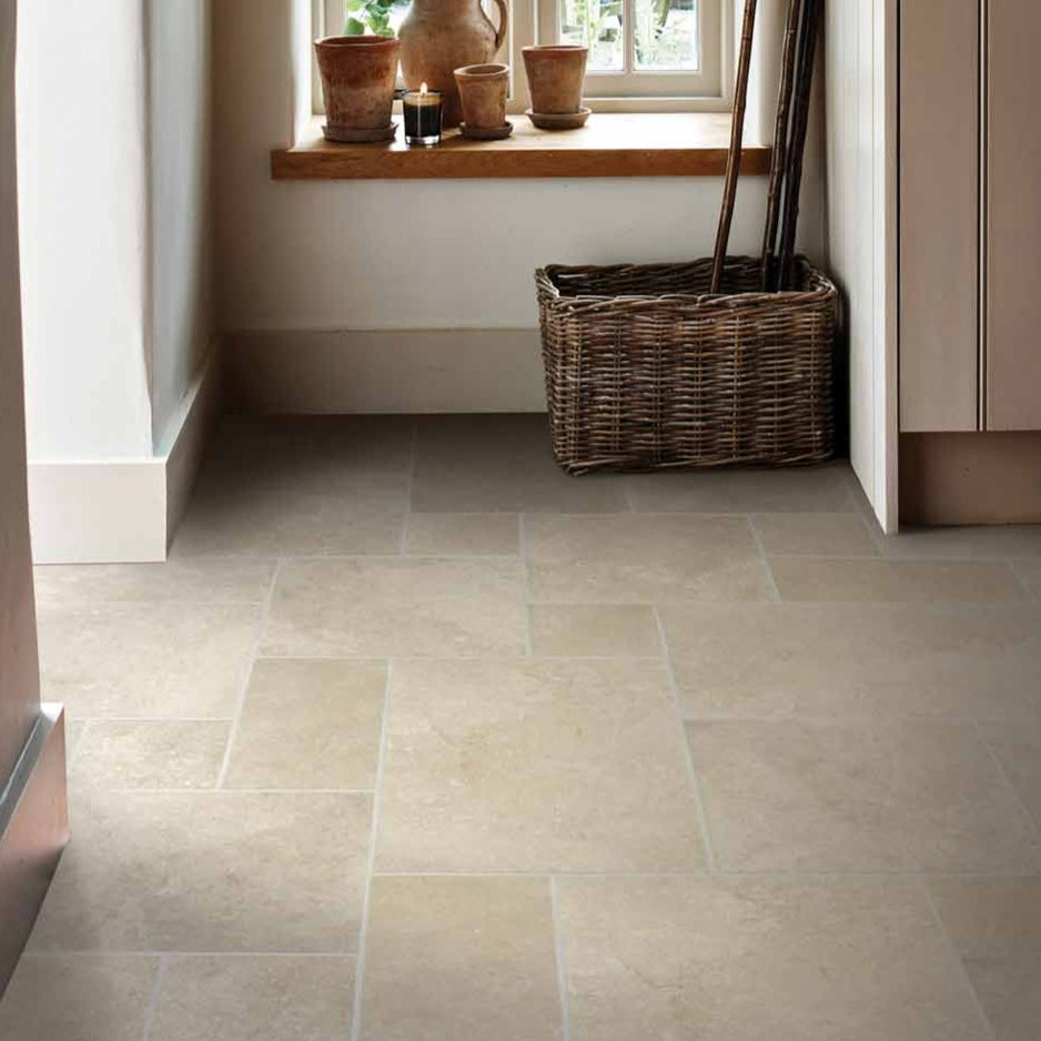 Cotehele Beige tile | 60x40cm Travertine Effect Tile — Tile.co.uk