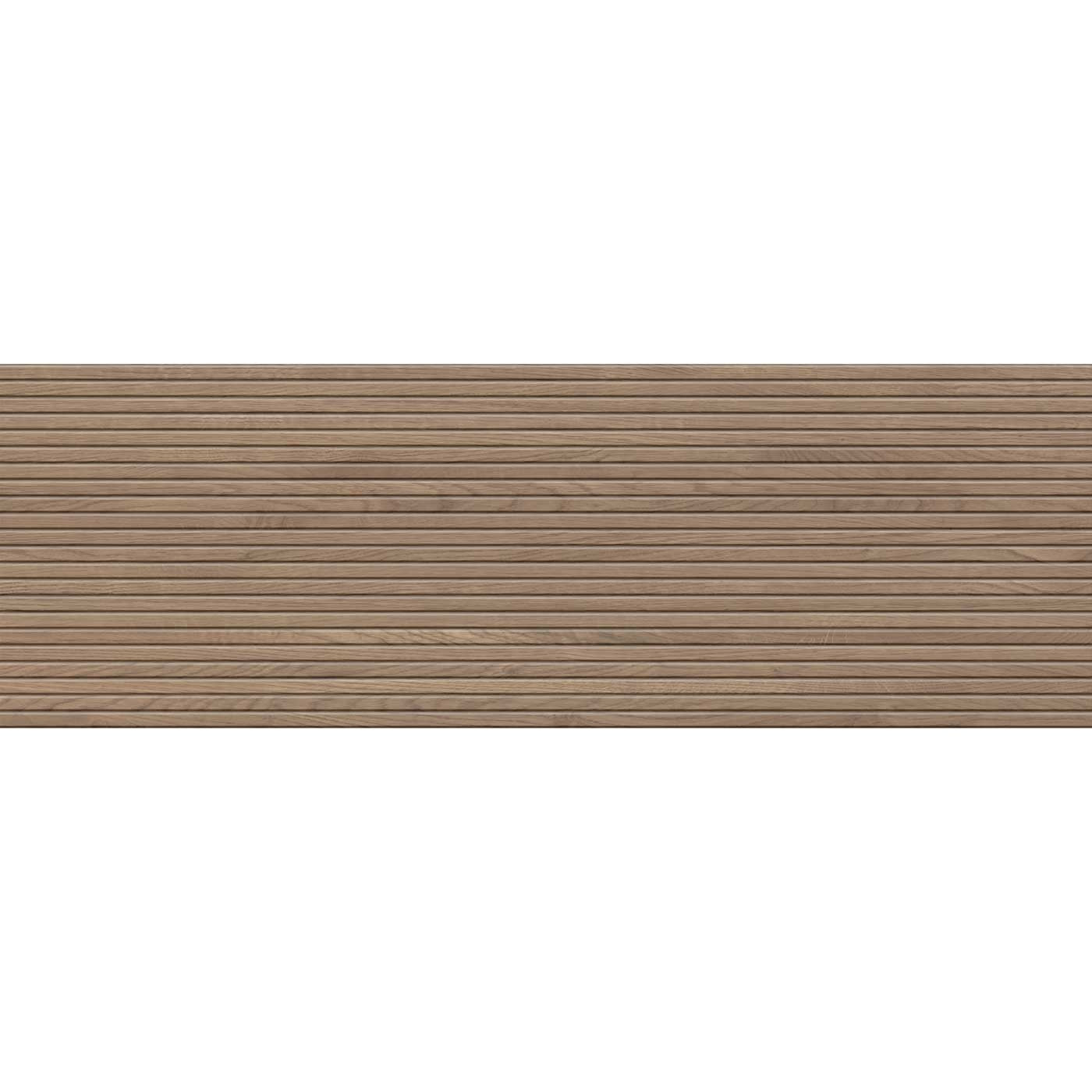 Japandi Wood Slat | 40x120cm large Ceramic wall tile — Tile.co.uk