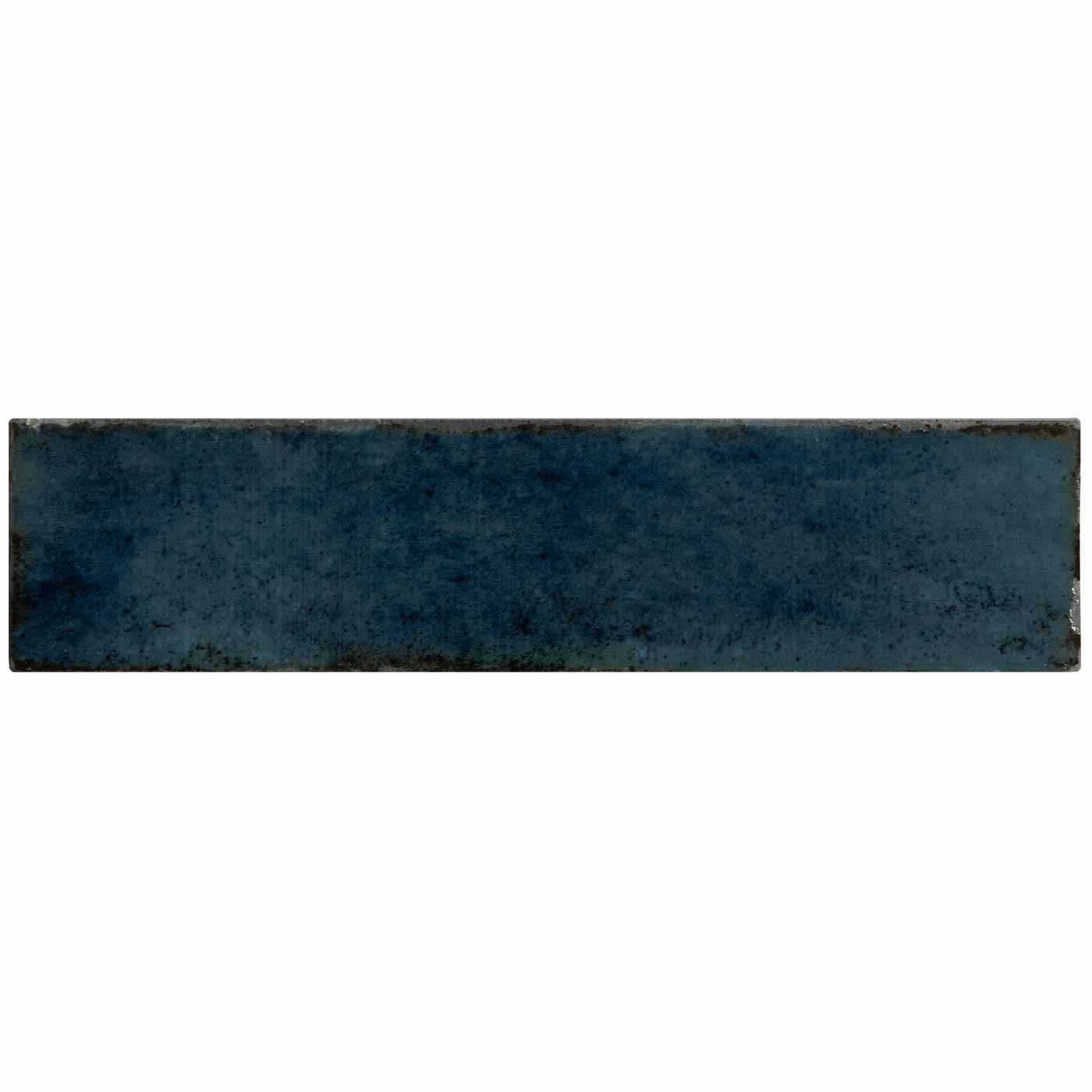 Foundry Blue Tile | 6x24.5cm Porcelain — Tile.co.uk
