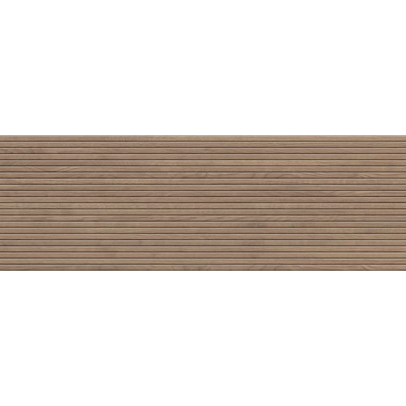Japandi Wood Slat | 40x120cm large Ceramic wall tile — Tile.co.uk
