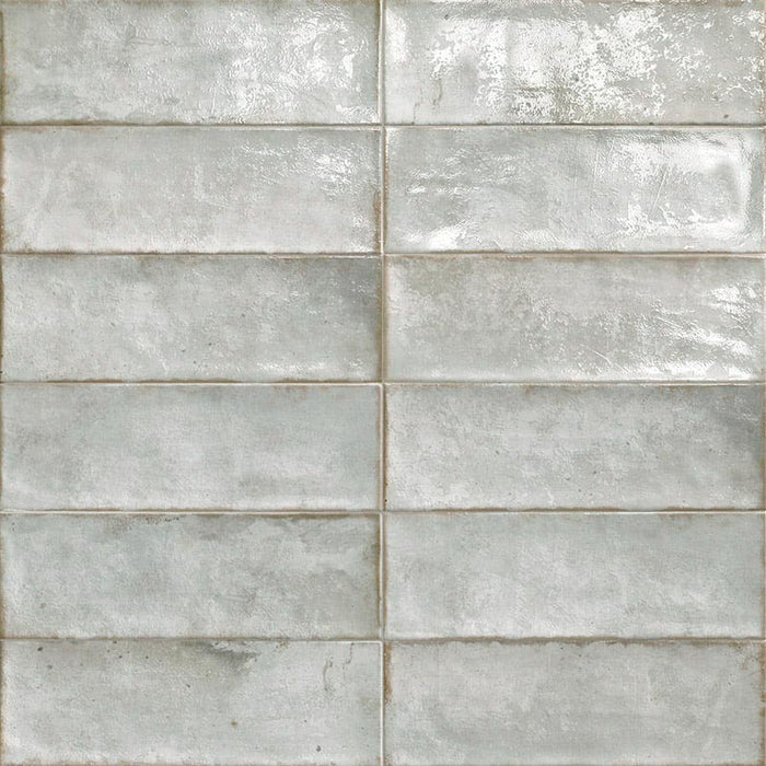 Luna Grey brick tile | 10x30cm ceramic wall tile — Tile.co.uk