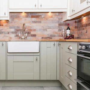 London Brick Multicolour tile | 6x25cm brick slip — Tile.co.uk