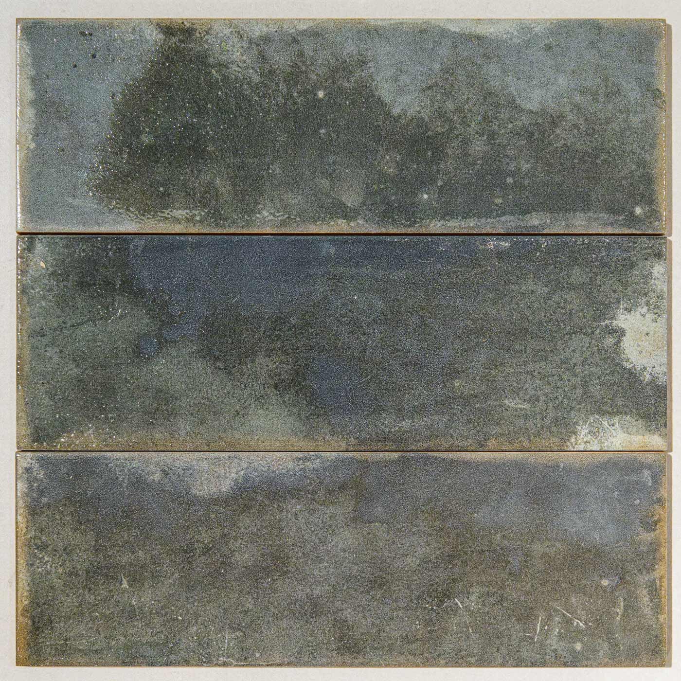 Luna Blue brick tile | 10x30cm ceramic wall tile — Tile.co.uk