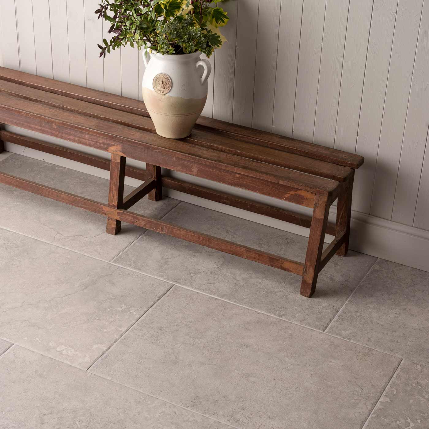 Hartland Chapel Grey Matt floor tile | 60x90cm — Tile.co.uk