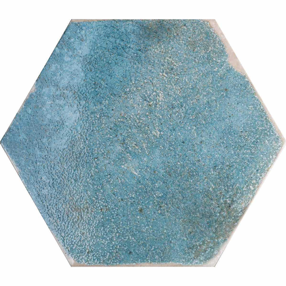 Oken Green Hexagon tile | 26.7x23.2cm — Tile.co.uk
