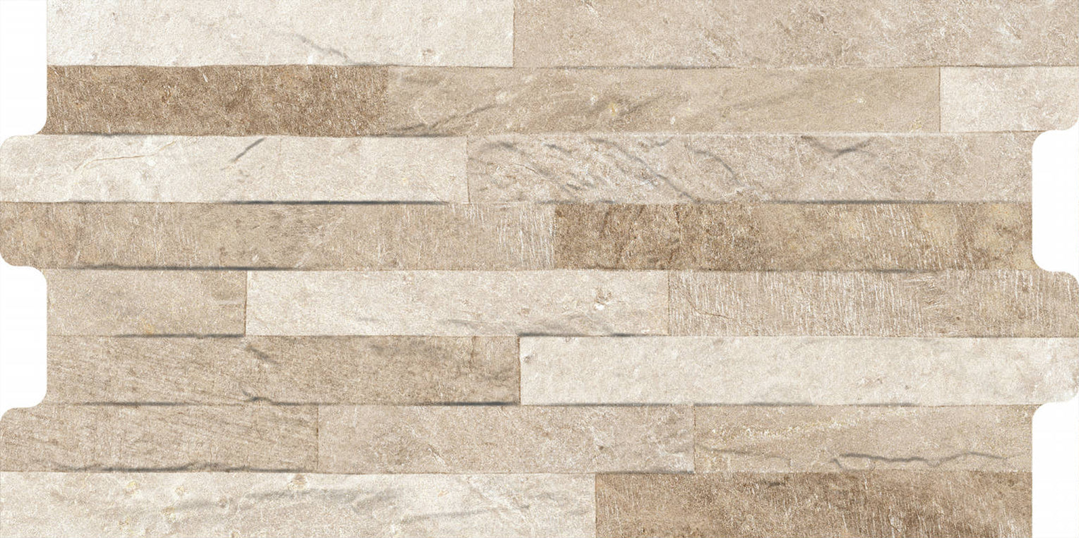 Split Rock Beige Tiles | 23x46cm Wall Tile | Tile.co.uk