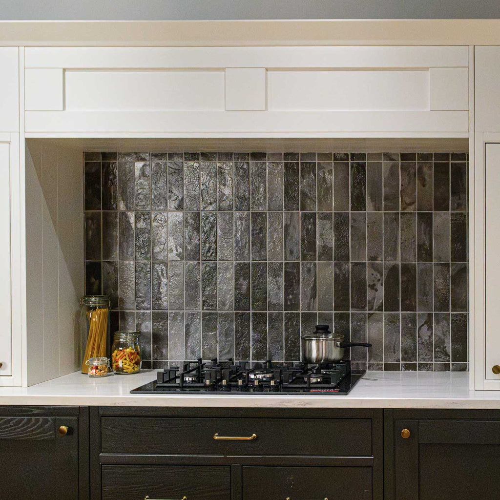 Grey kitchen wall tiles — Tile.co.uk