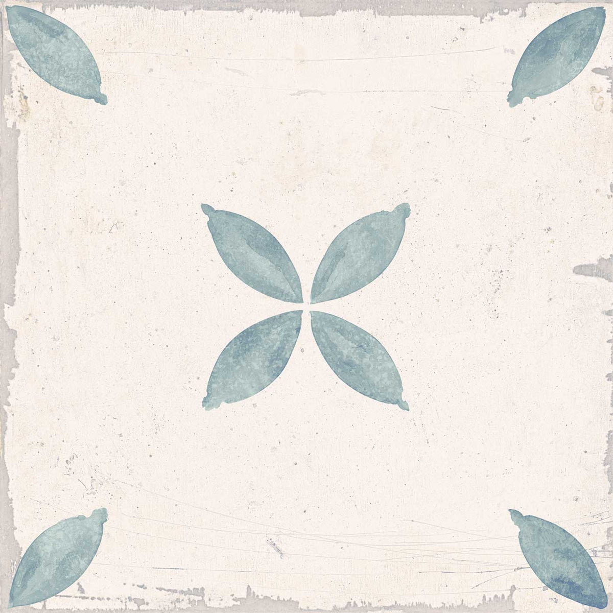 Maria Green Pattern tile | 25x25cm Victorian Tile — Tile.co.uk