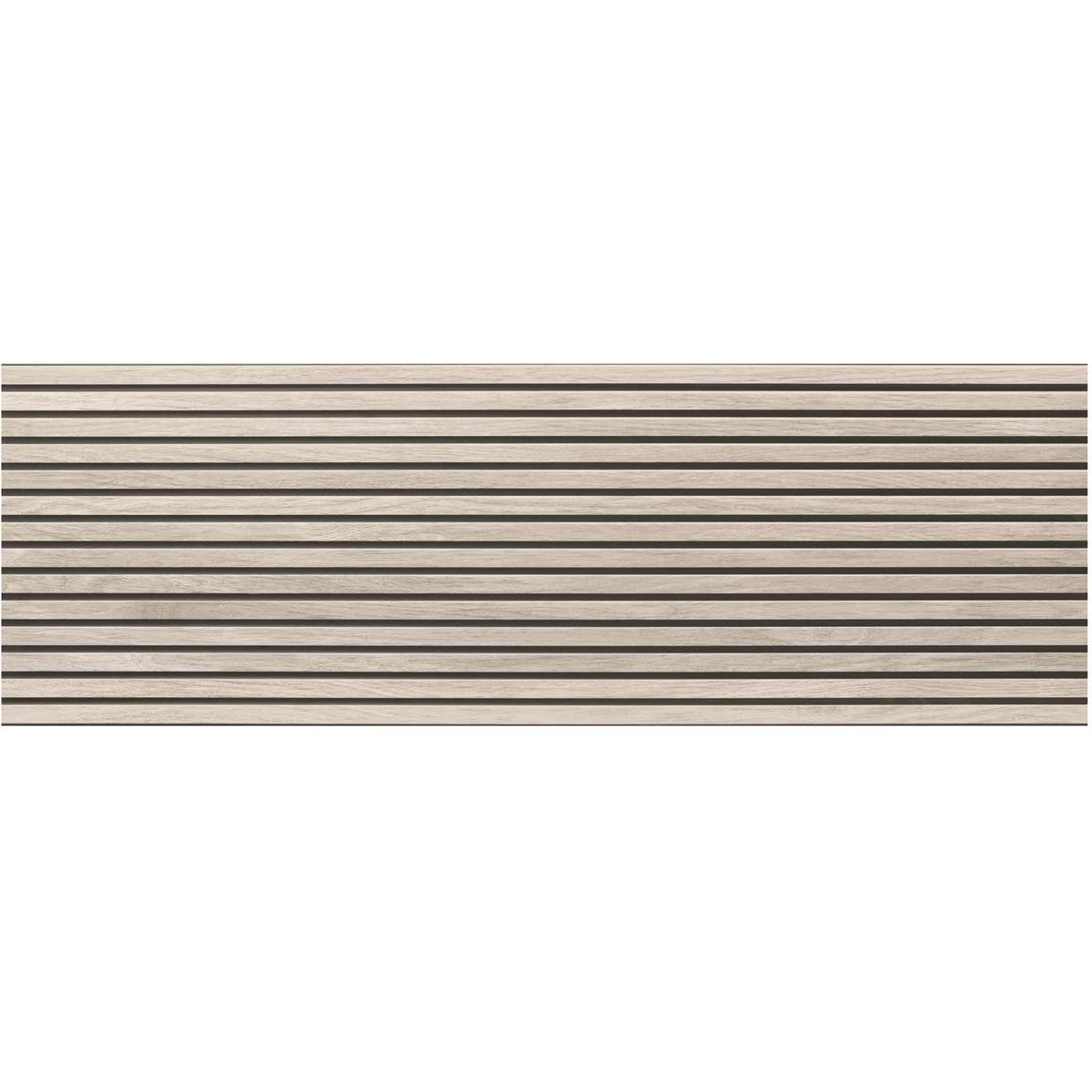 Nature Wall Perla Wood Slat | 40x120cm large Ceramic wall tile — Tile.co.uk