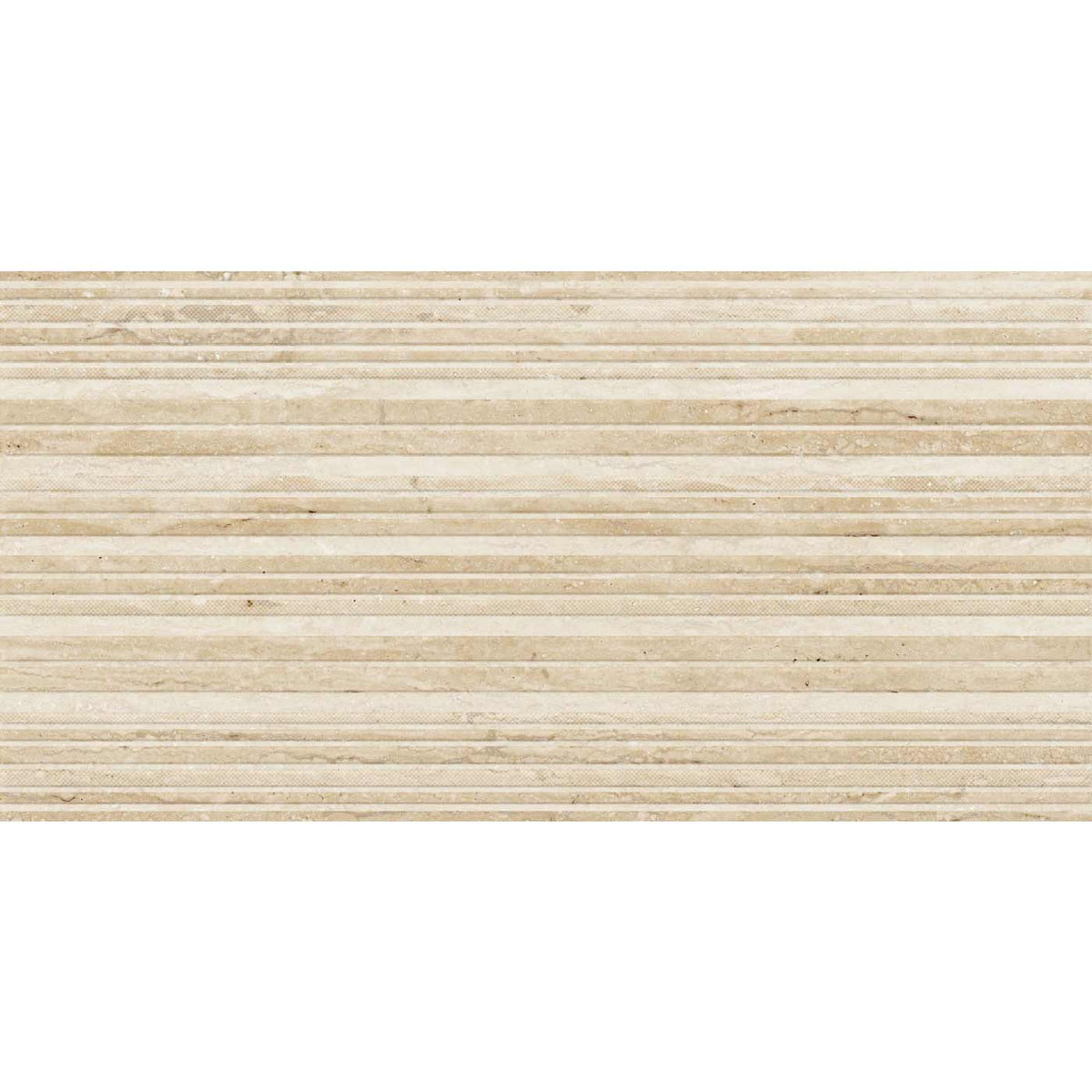 Toscana Beige Decor Wall Tile | 25x50cm Ceramic — Tile.co.uk