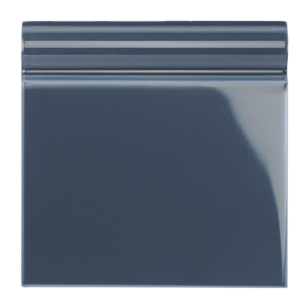 Ascot Blue Skirting Tile | 15.2x4cm | Original Style — Tile.co.uk