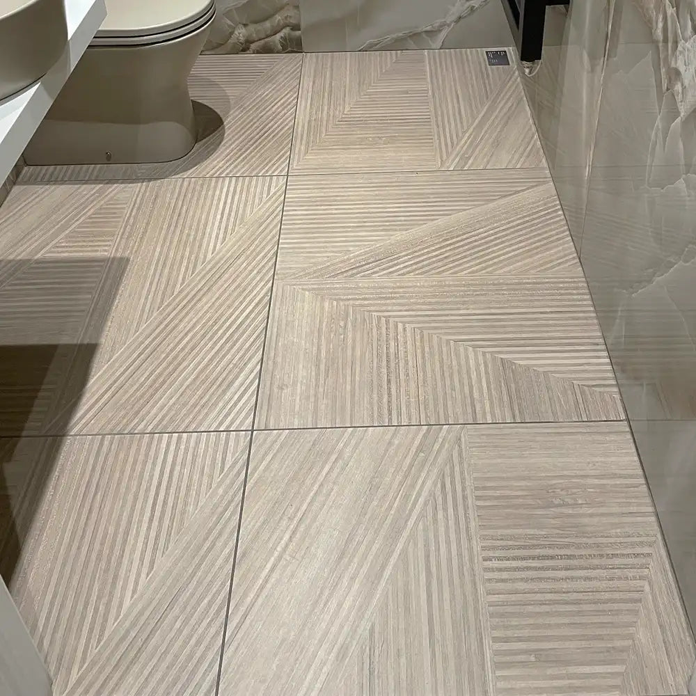 Birch Pattern Wood Effect Porcelain | 80x80cm Vives — Tile.co.uk
