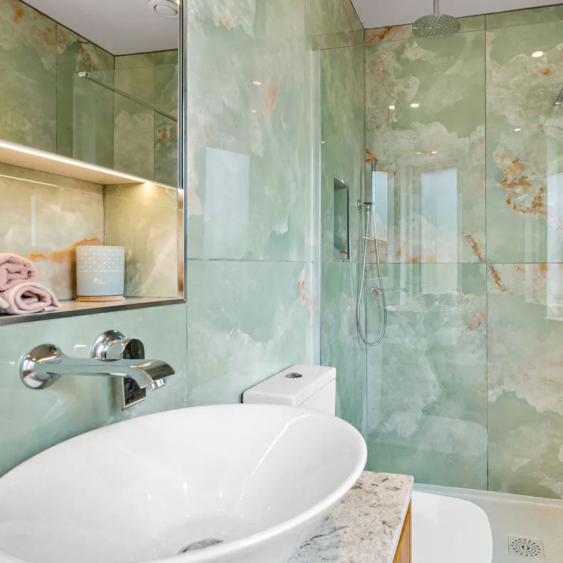 California Jade tile | 60x120cm Onyx Effect Tile — Tile.co.uk
