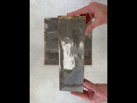 Luna Terra brick tile | 10x30cm ceramic wall tile — Tile.co.uk