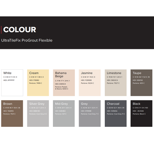 Ultra Tile Fix 3kg ProGrout Flexible tile Grout — Tile.co.uk