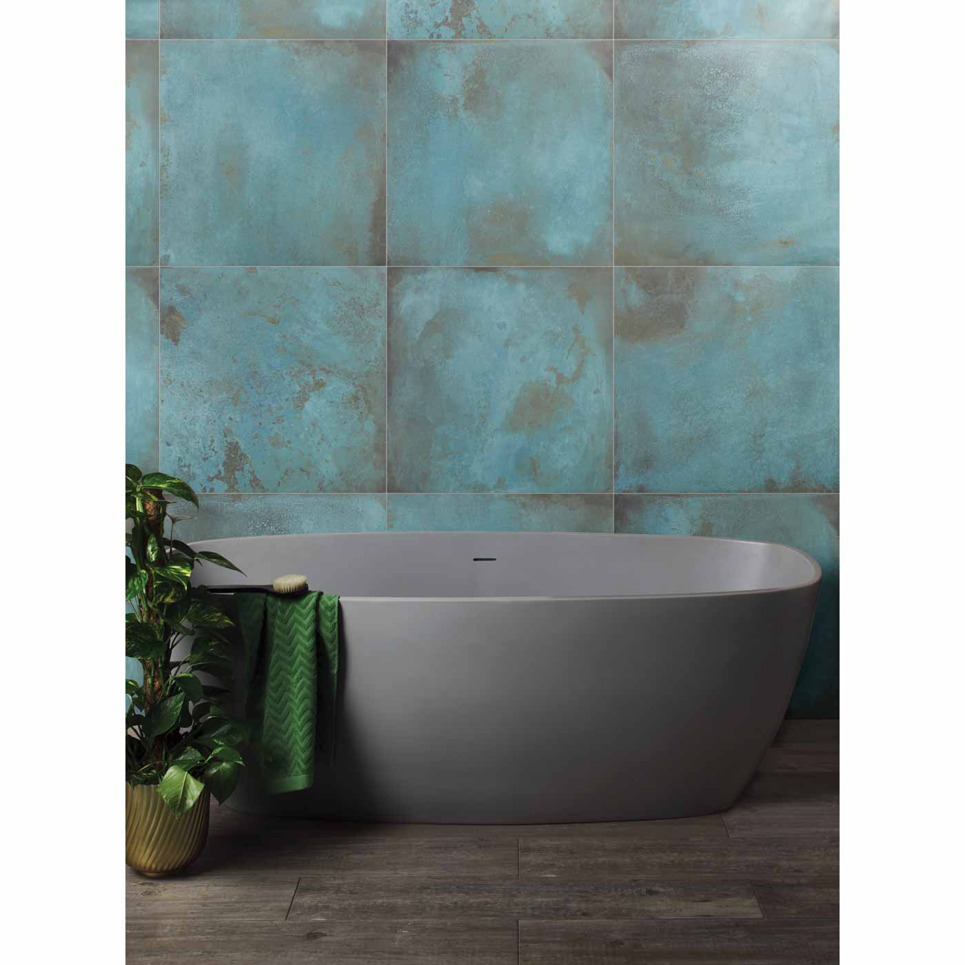 Chemistry Verdigris tile | 60x60cm Stone Effect Tile — Tile.co.uk