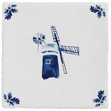 Dyrham Dairy 9 Set Decor Tile | 13x13cm Ceramic — Tile.co.uk