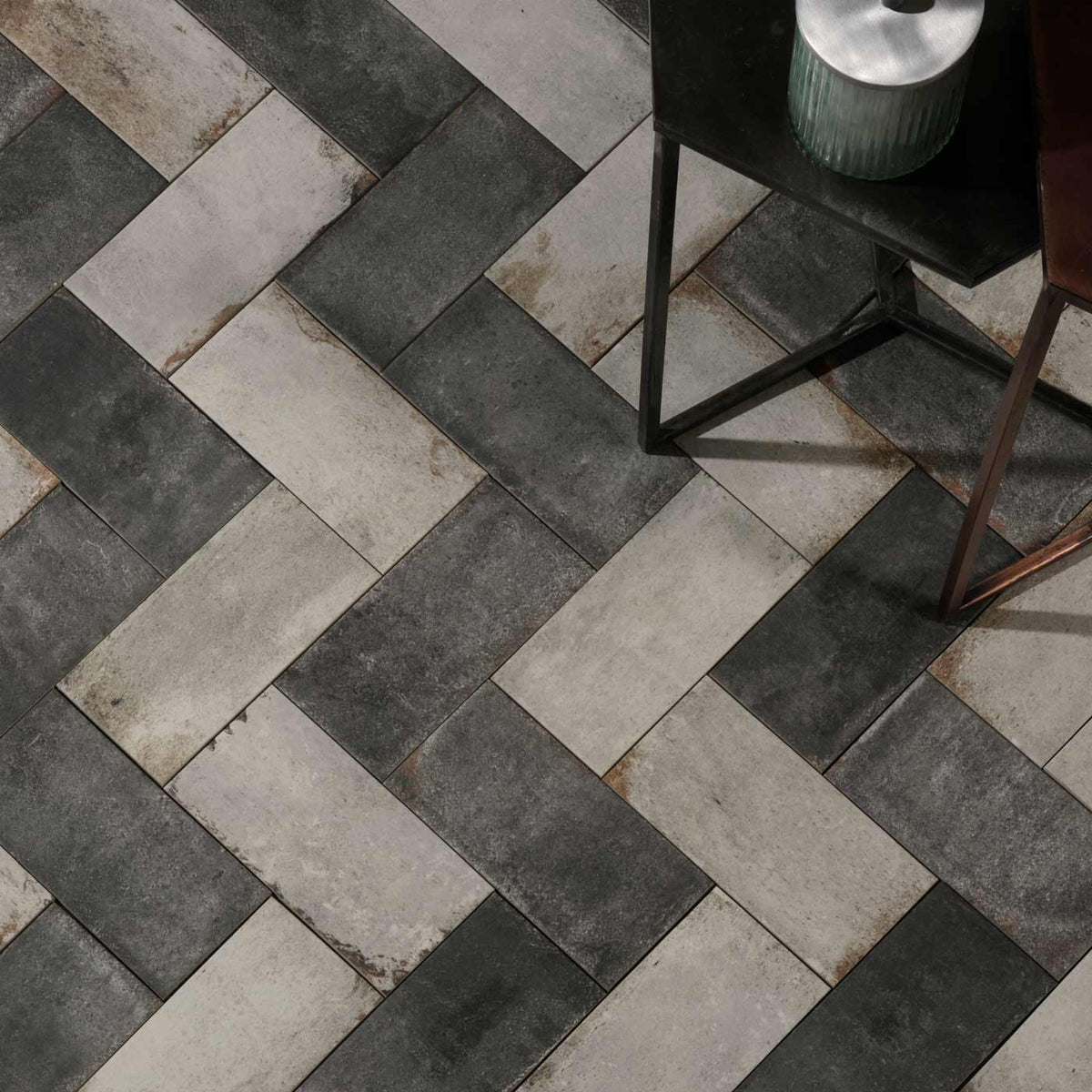 Osterley Black Brick tile | 11x22.5cm Stone Effect Tile — Tile.co.uk