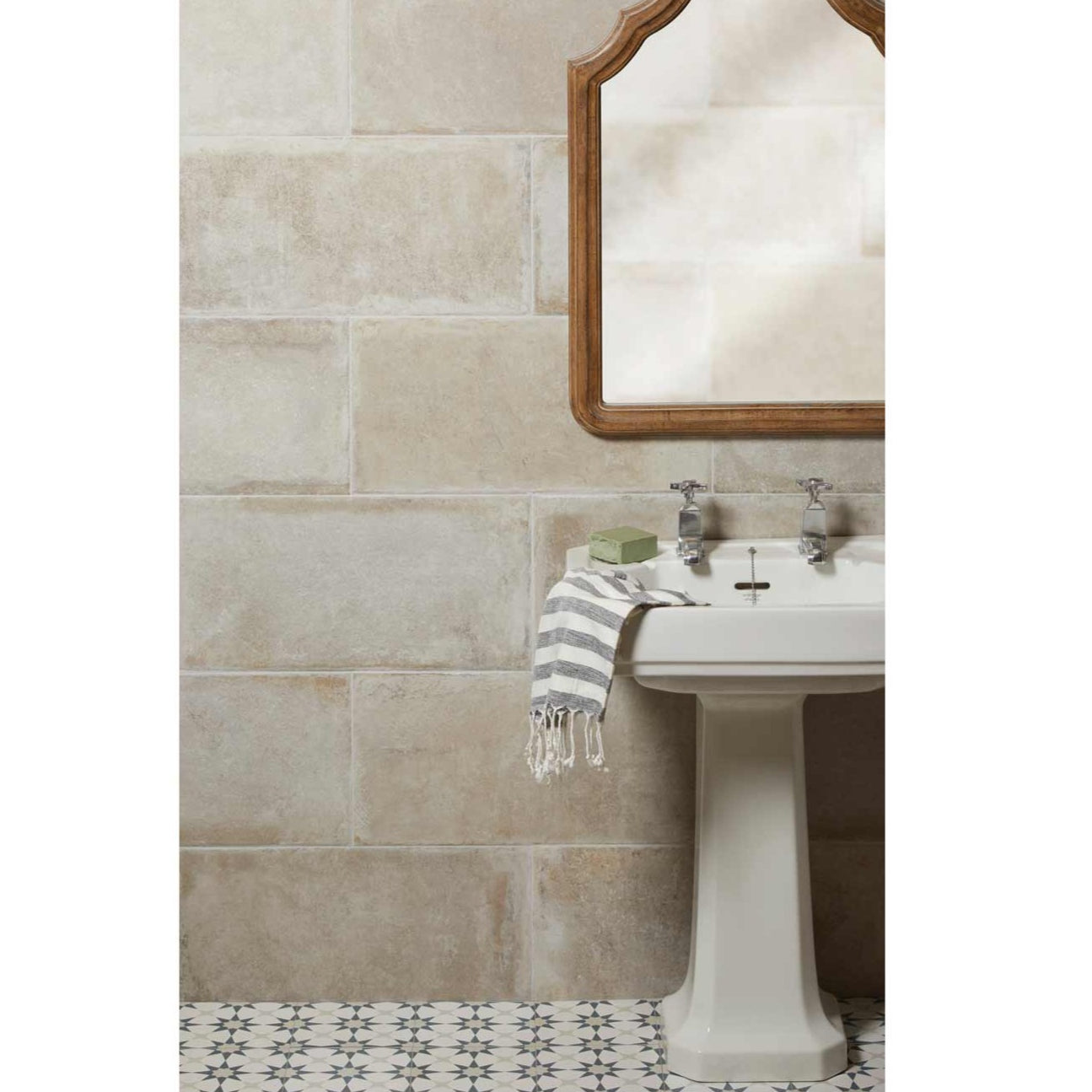 Provence Talco Porcelain | 30.2x60.4cm Stone Effect Tiles — Tile.co.uk