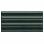 Tunstall Royal Green Fluted Wall Tile | 6.2x12.5cm | Tile — Tile.co.uk