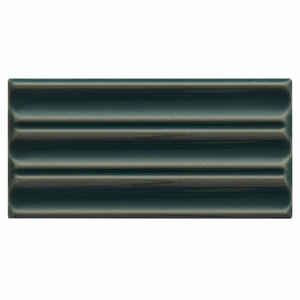 Tunstall Royal Green Fluted Wall Tile | 6.2x12.5cm | Tile — Tile.co.uk