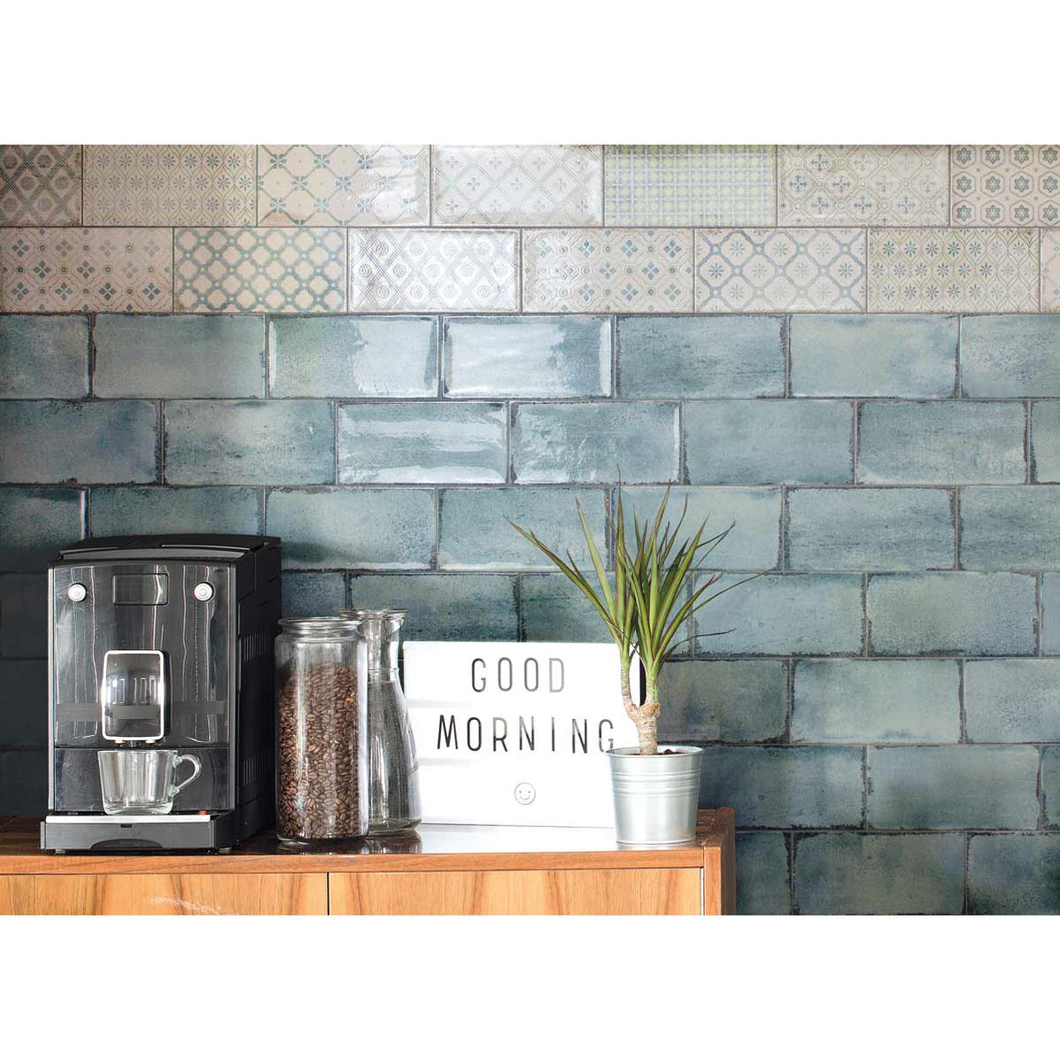 Vita Natura Ceramic Brick Wall Tile | 10x20cm | Tile.co.uk