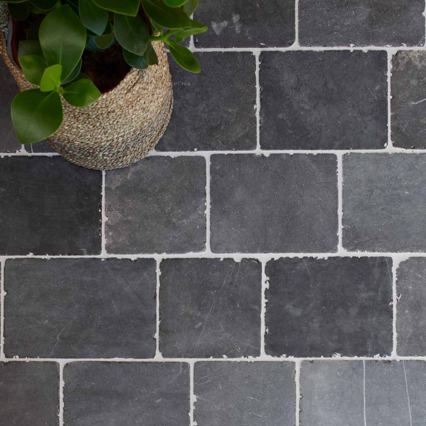 Wexford Limestone Paving Cobbles | 20cm x Random — Tile.co.uk