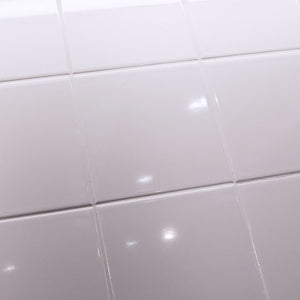 Flat White gloss white wall tile | 15x15cm Ceramic — Tile.co.uk
