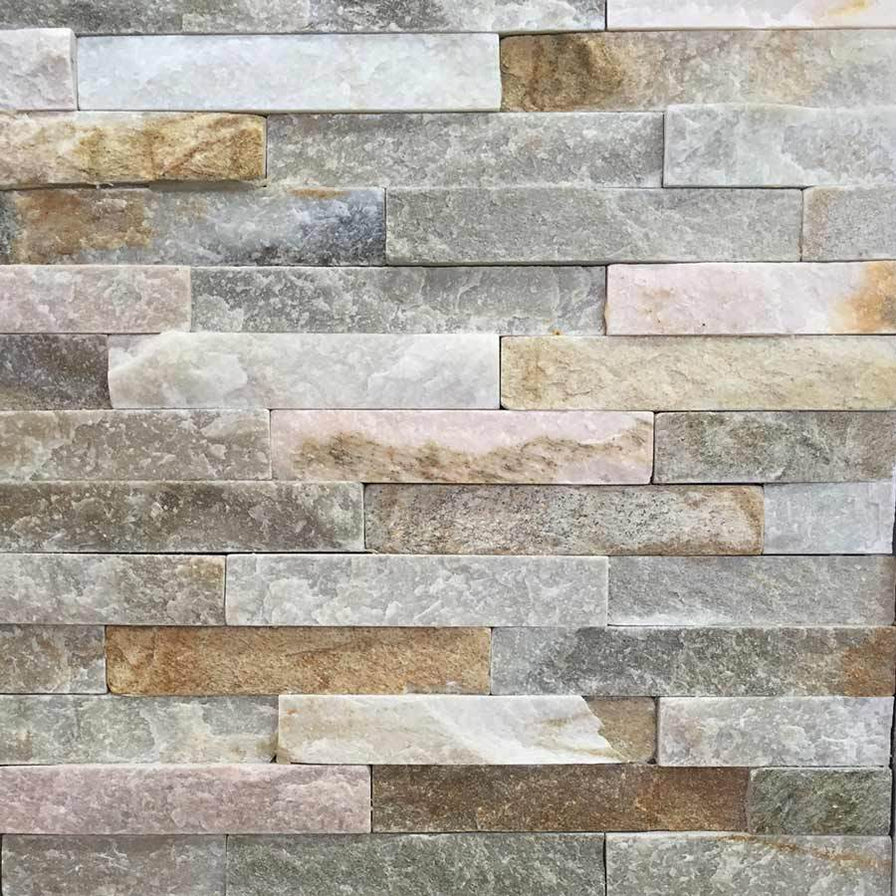 Oyster Split Face Quartzite tile | 10x36cm — Tile.co.uk