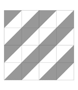 Parisian Cafe Tri Rosa Pattern | 20x20cm Pattern Tile — Tile.co.uk